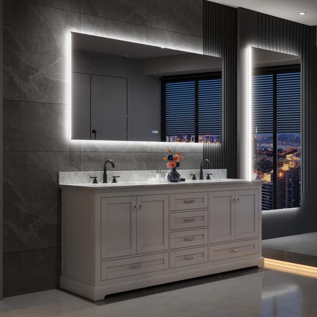 How High Should I Hang a Vanity Mirror? - Rumbie